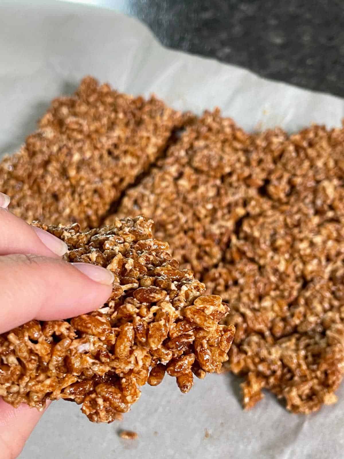 Keto Rice Crispy Treats | Healthy Ambitions