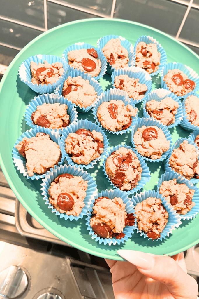 Easy 4 Ingredient Low Carb Mini Muffins | Healthy Ambitions